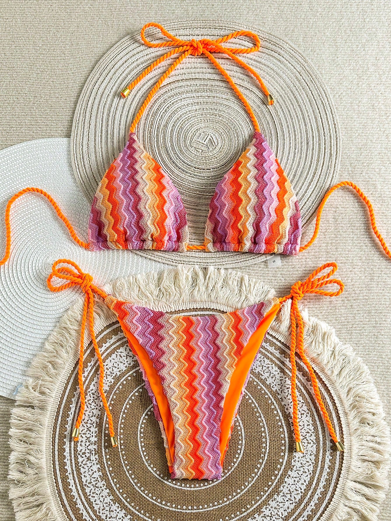 Bikini Orange Shein – L'Escale Rose